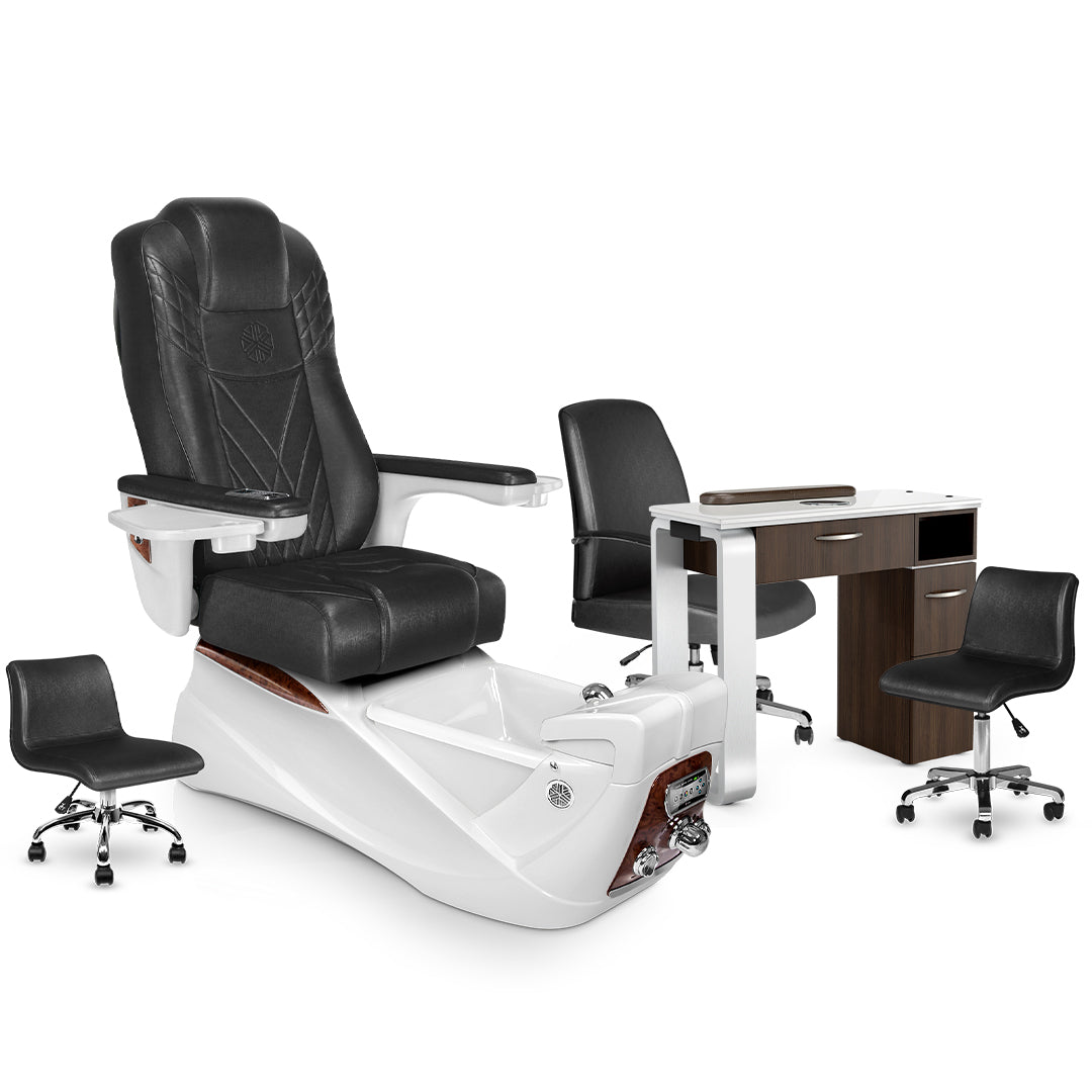 Lexor Infinity Pedicure Chair Package: Simple and Timeless